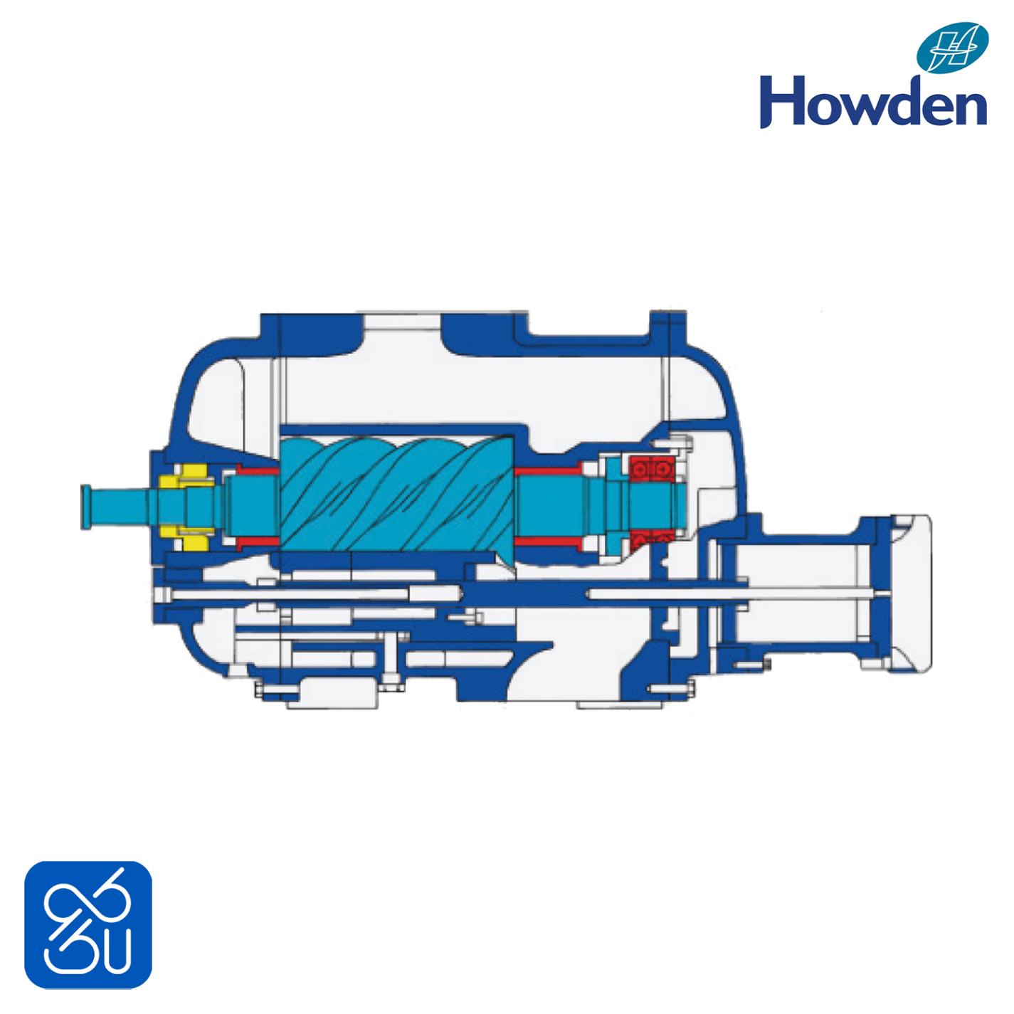 کمپرسورهای اسکرو HOWDEN سری WRV - کولاک